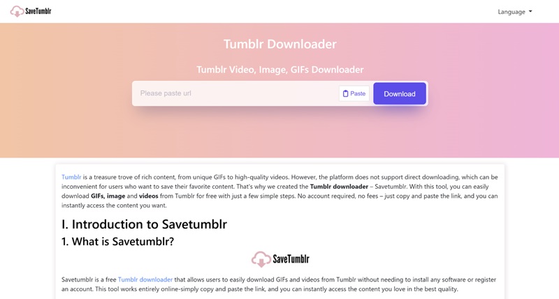 Tumblr Audio Downloader